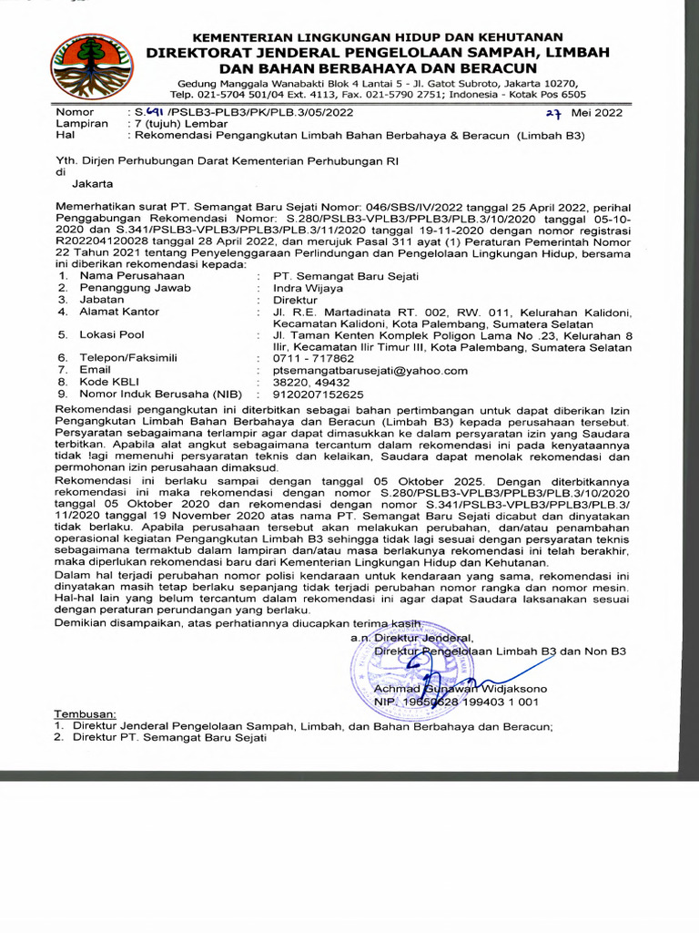 Rekomendasi no.S.641 tgl 27 Mei 2022 | PDF