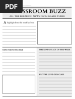 Classroom Profiling Sheet | PDF | Teachers | Nonverbal Communication
