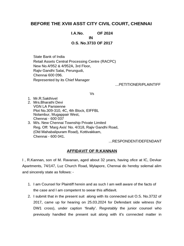 Recall Petition for Witness Examination | PDF | Public Law | Judiciaries