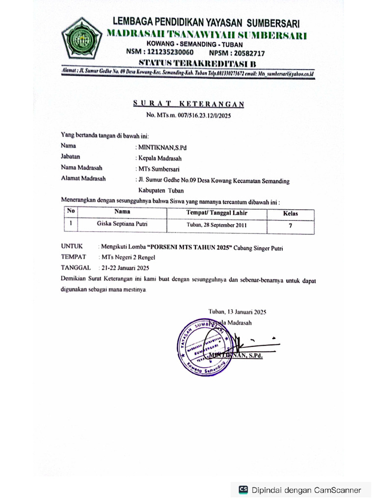 SK Singer Giska | PDF