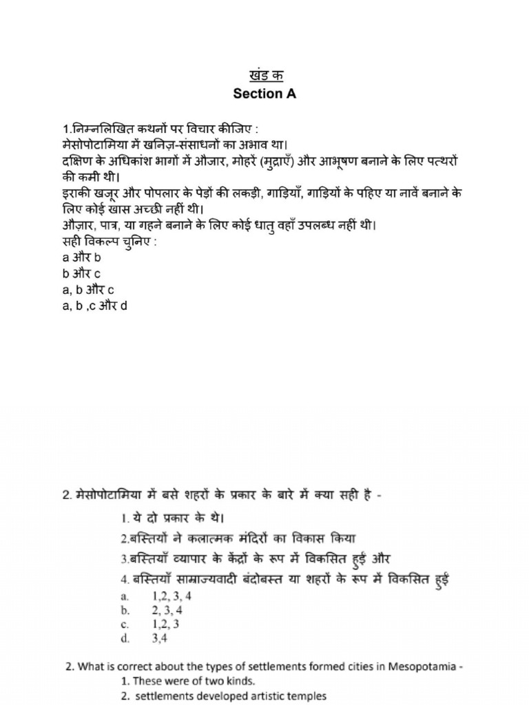 History Hindi | PDF
