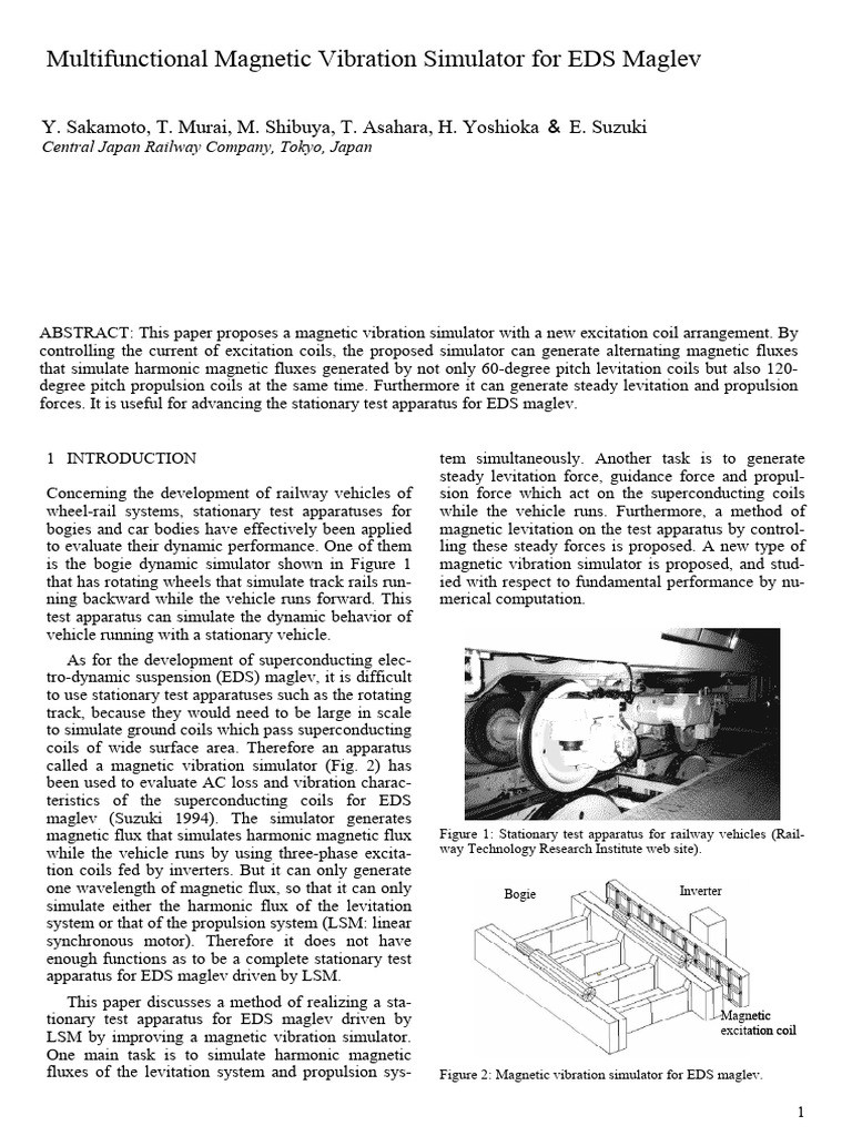 2006-Multifunctional Magnetic Vibration Simulator for EDS | PDF ...