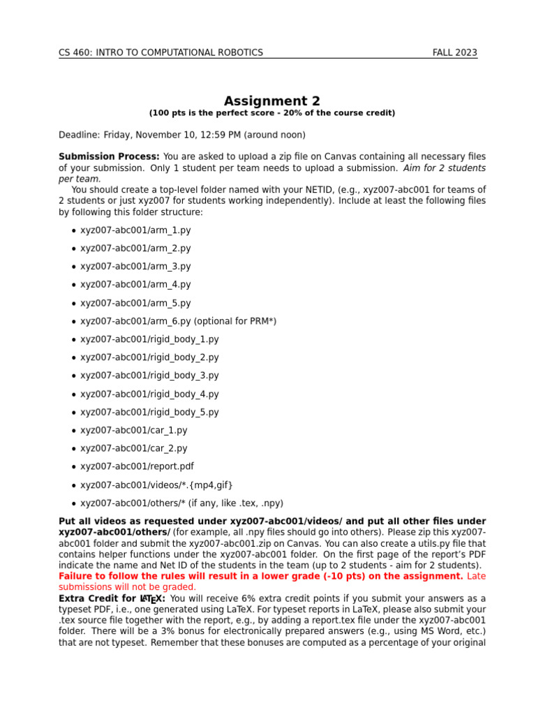 CS460___Assignments (3) | PDF