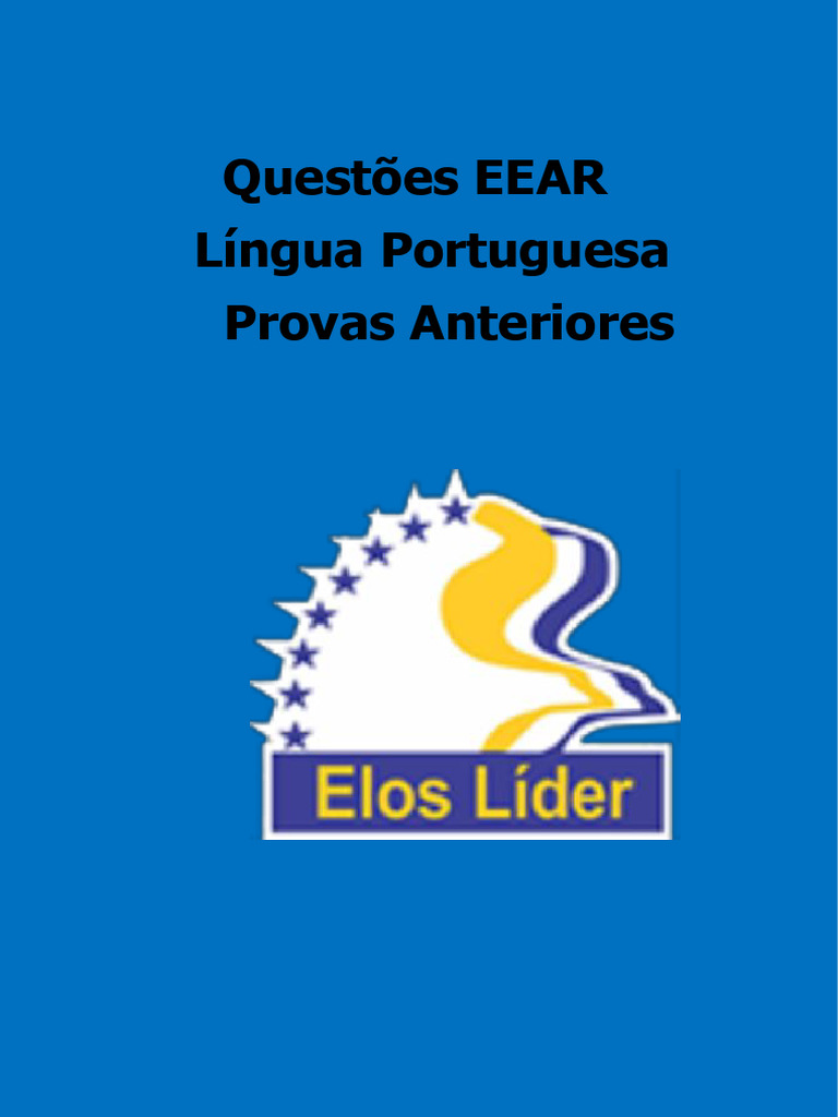 Questôes EEAR Provas Anteriores | PDF | Pronome | Assunto (gramática)