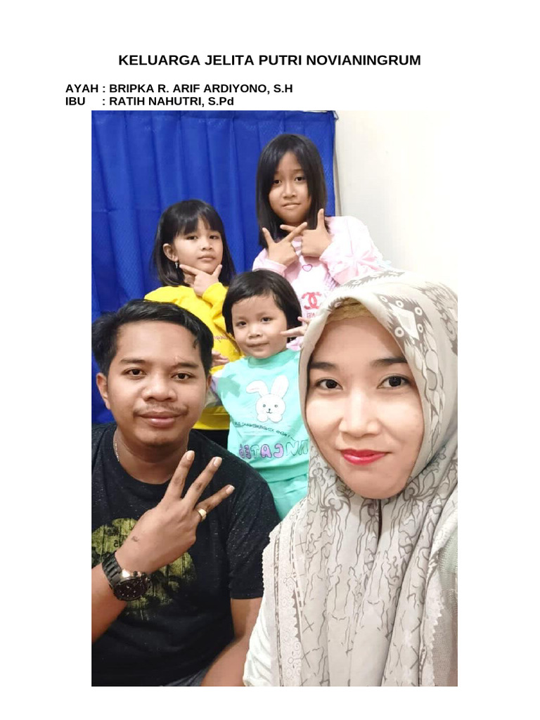 Keluarga Jelita Putri Novianingrum | PDF
