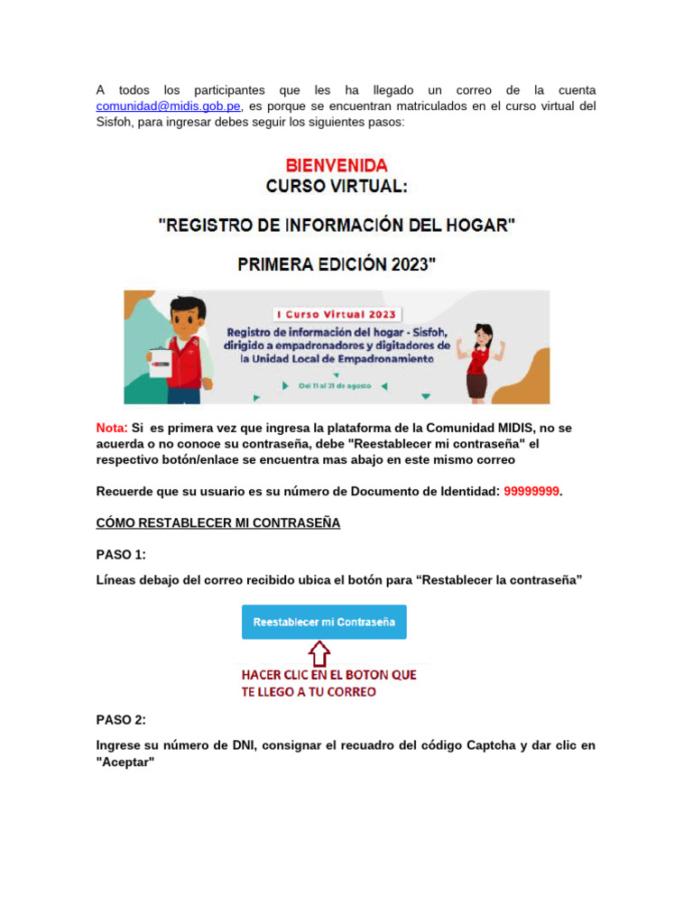 Pasos para ULE | PDF