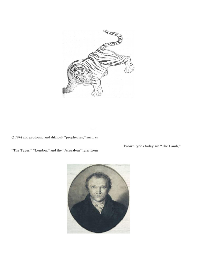 Analysis of Blake's "The Tyger" | PDF | Poetry | William Blake