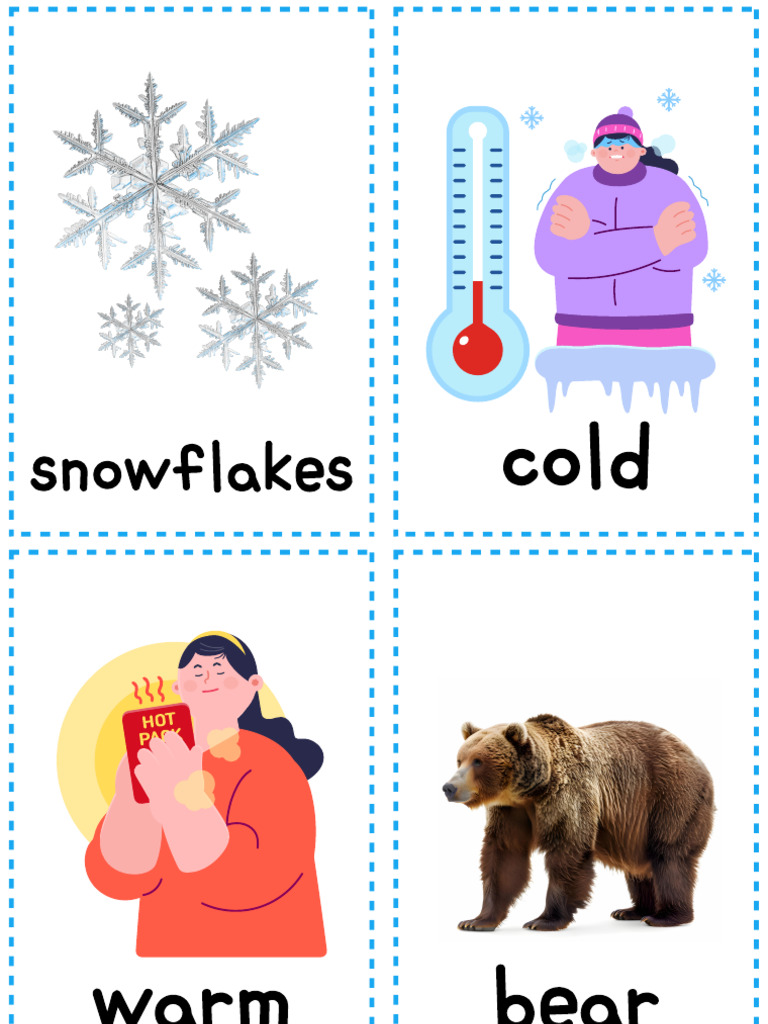 Flashcards - Big Size Winter | PDF