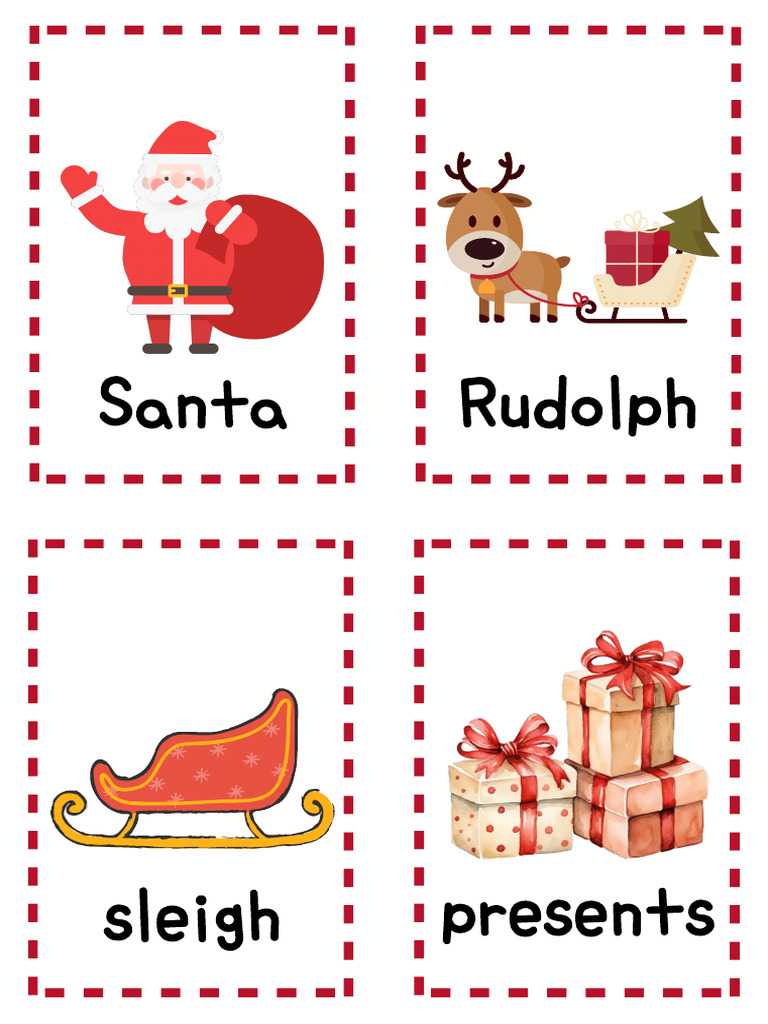 Flashcard-Christmas | PDF
