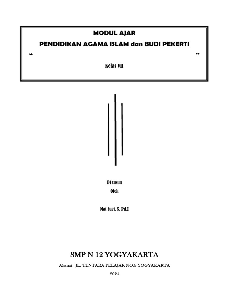 Modul Ajar Materi 8.2 Kelas VII | PDF