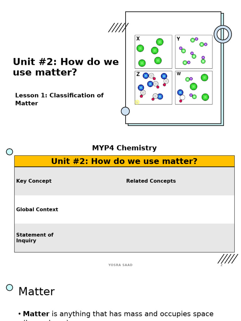 Classification of Matter in Chemistry | PDF