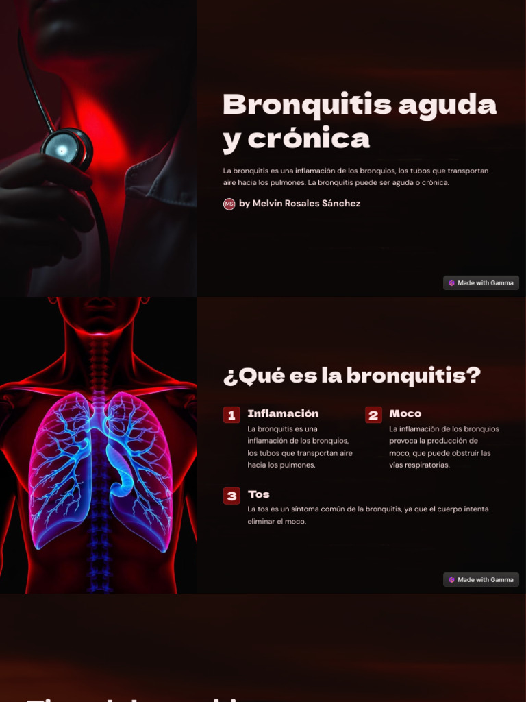 Bronquitis-aguda-y-cronica | PDF | Bronquitis | Tos