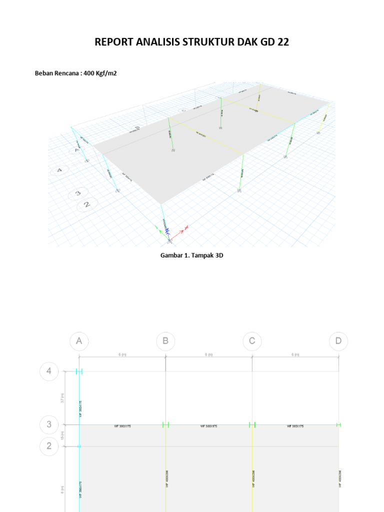 Report Analisis Struktur GD 22 | PDF