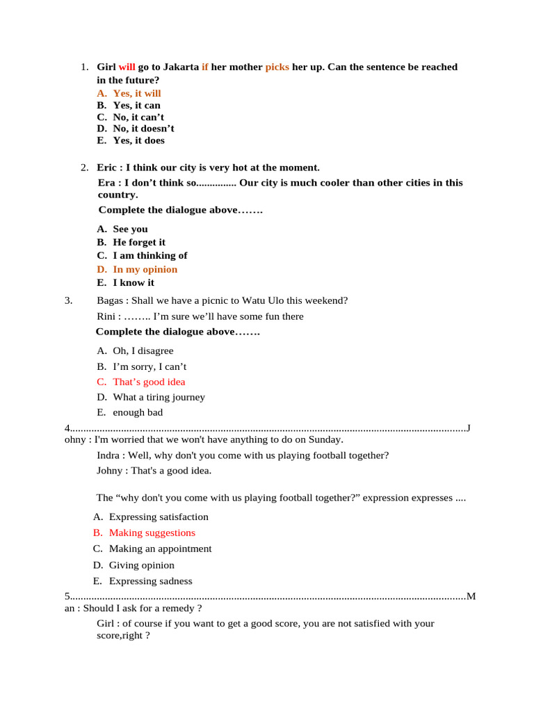 English Diagnostic Test LM Xi | PDF