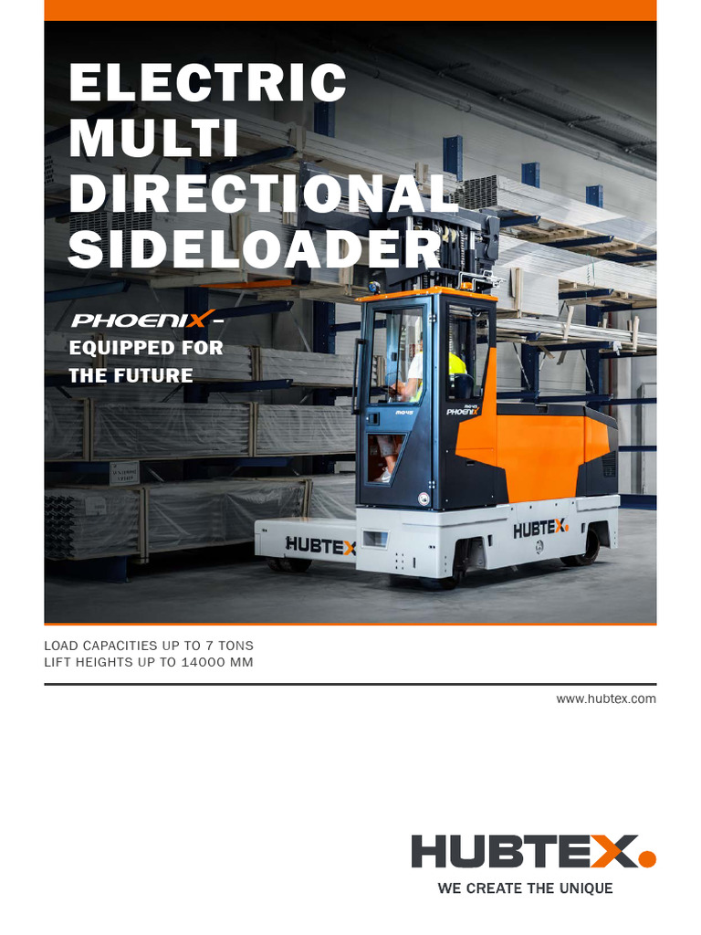 HUBTEX Phoenix Electric Multidirectional Sideloader | PDF | Truck ...