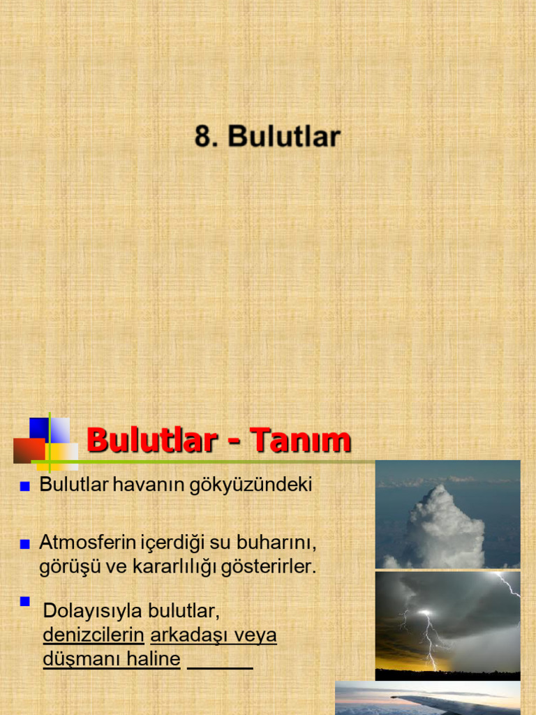 5 Bulutlar (DERS) | PDF
