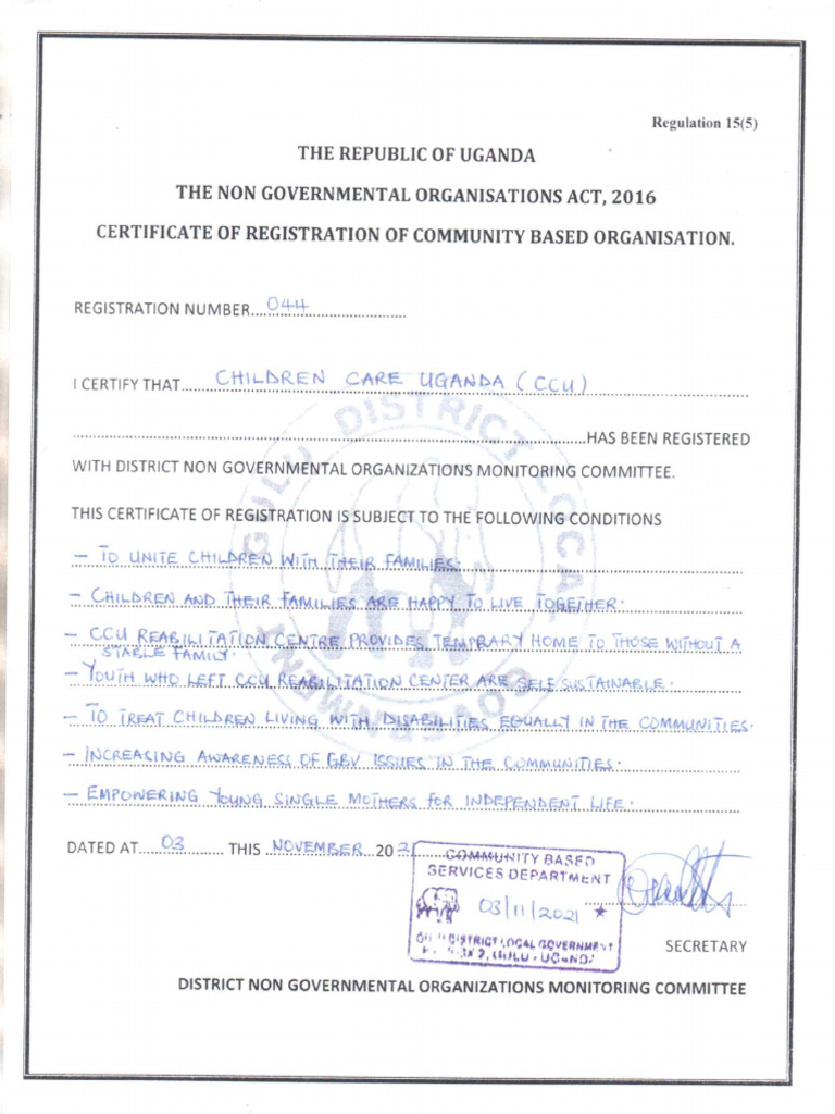 Certificate of Registration | PDF