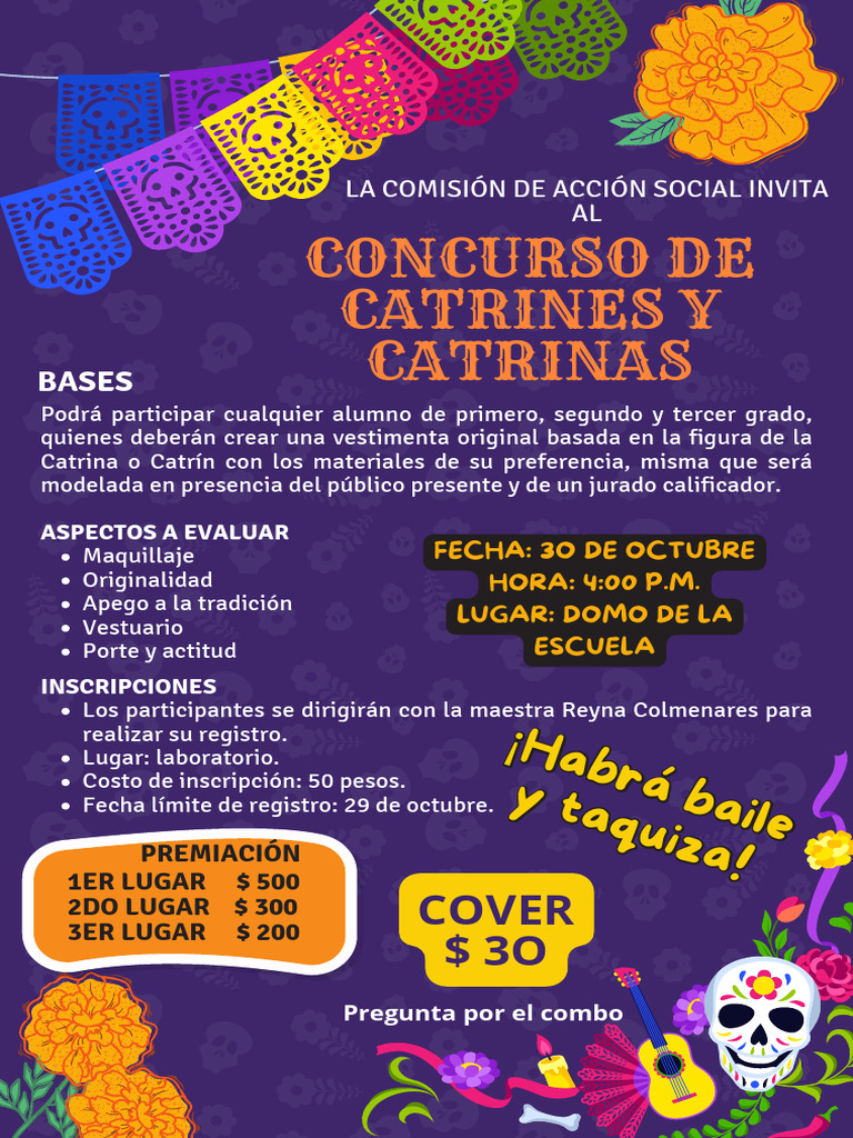 Convocatoria 2024 Catrinas | PDF