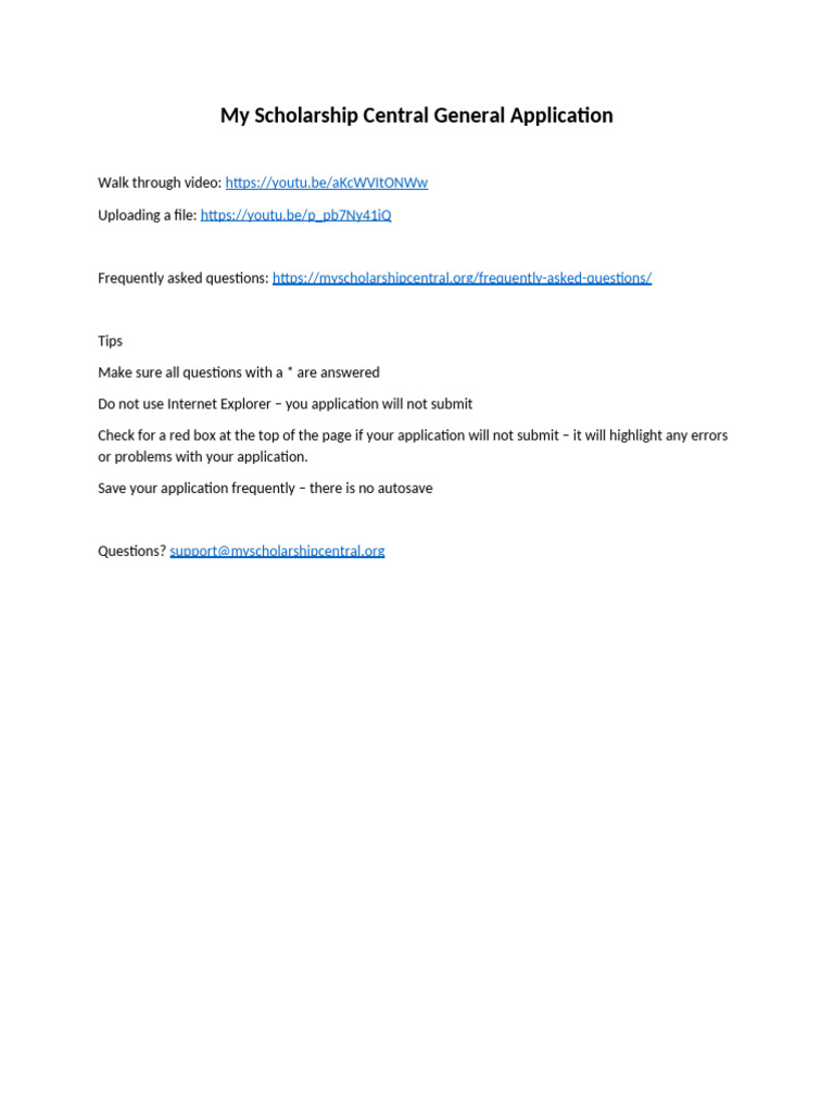 MSC Gen App Help | PDF