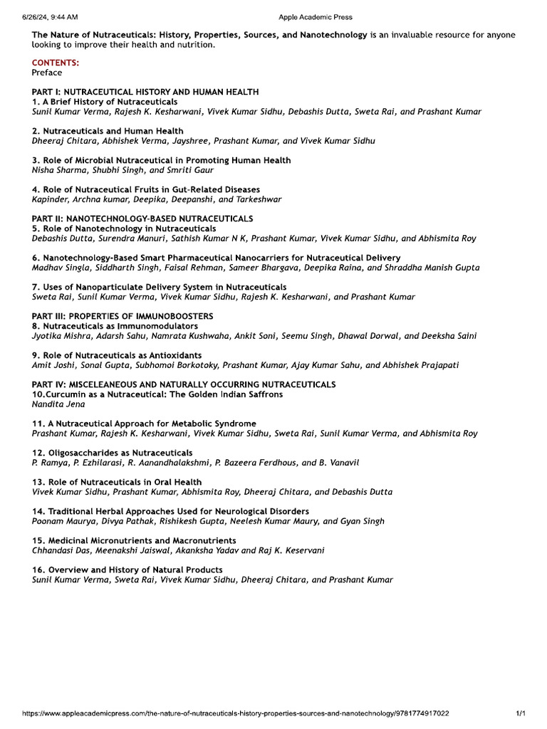 Nutra Future Ideas | PDF