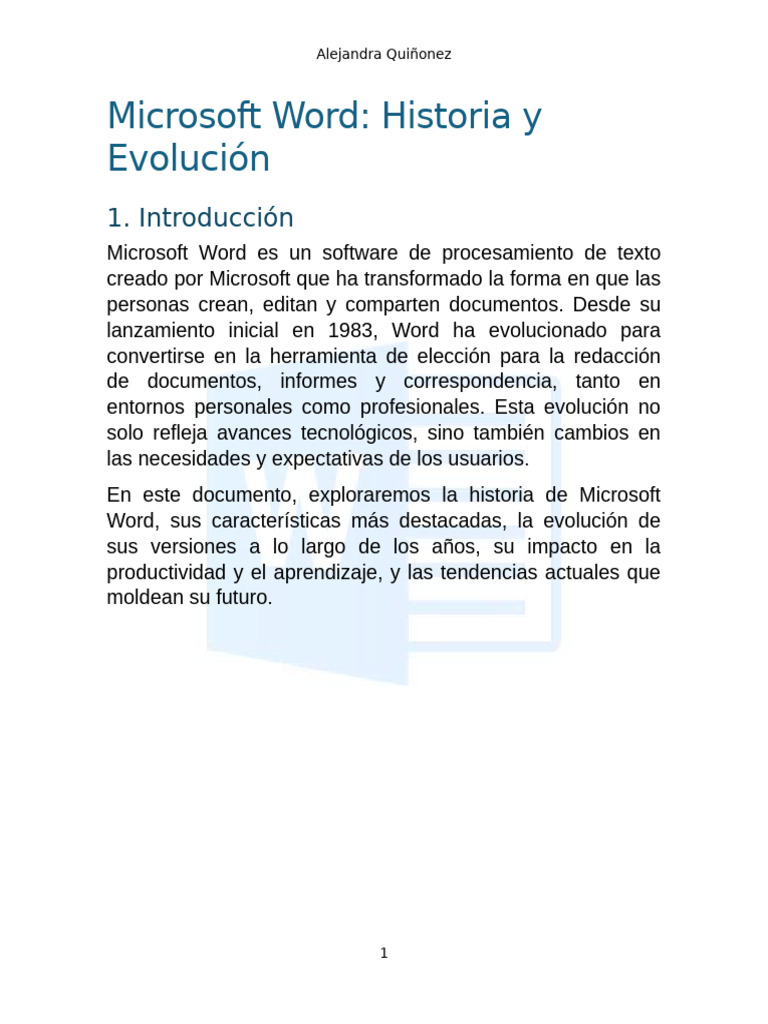 Historia y evolución de Microsoft Word | PDF | Microsoft Word | Microsoft