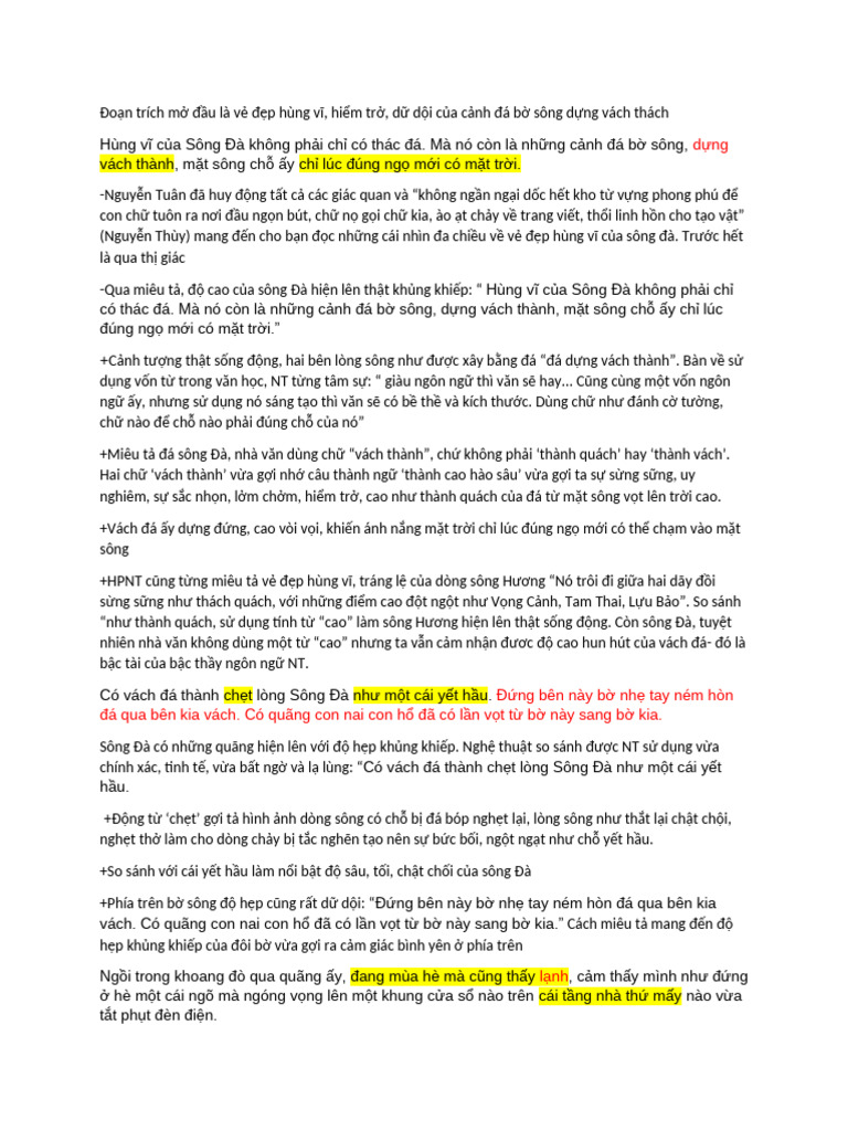 Sông Đà Hung B o | PDF