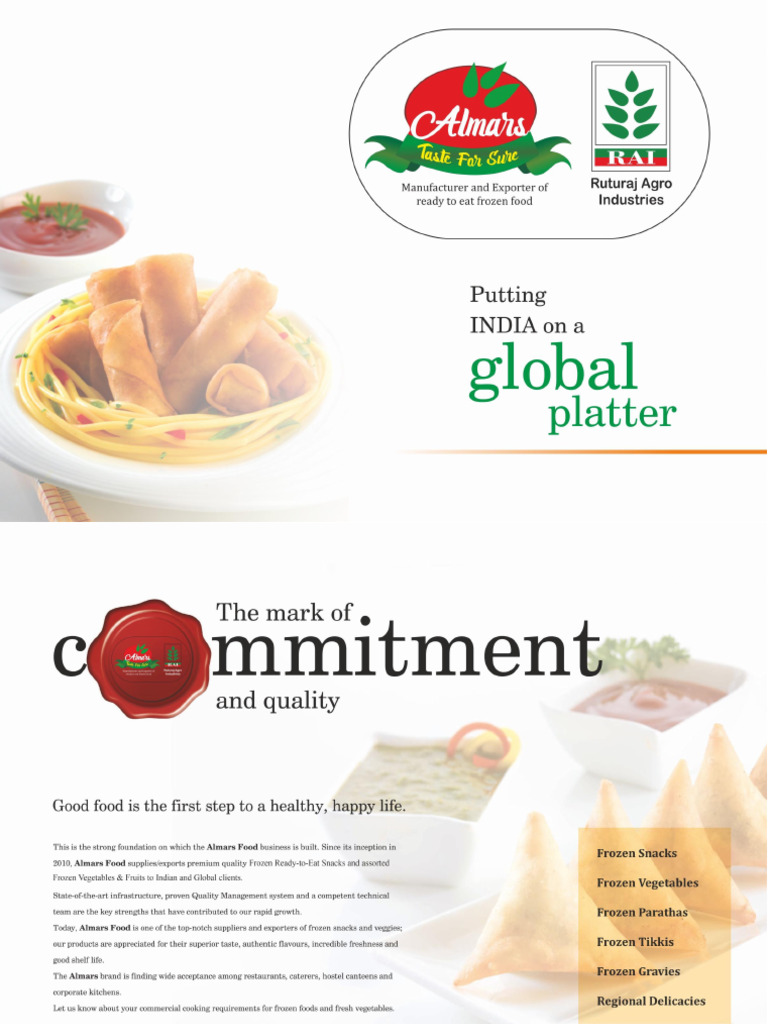 Almars RAI Brochure | PDF | Indian Cuisine | Chutney
