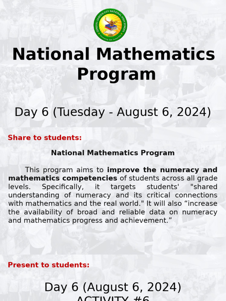 NMP August6MATH Vocabularies Part 2 Edited (2) | PDF | Numbers | Exponentiation