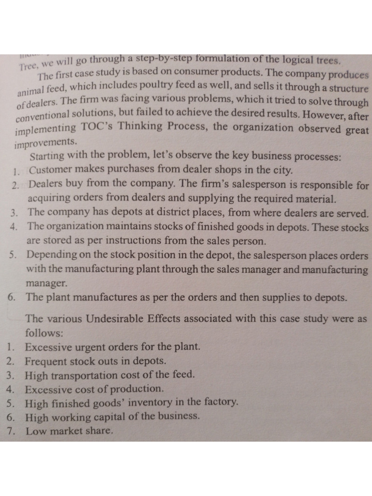Draw 2 Current Reality Tree | PDF