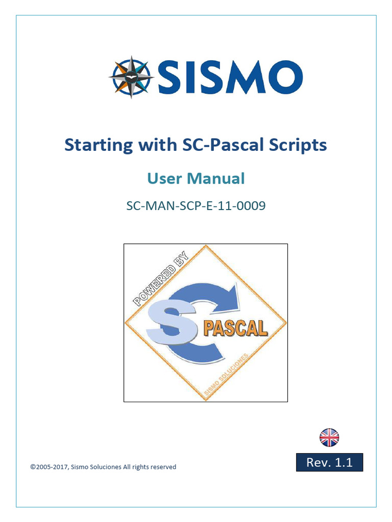 User Manual - Starting With SC-Pascal Scripts - Rev 1.1 | PDF ...