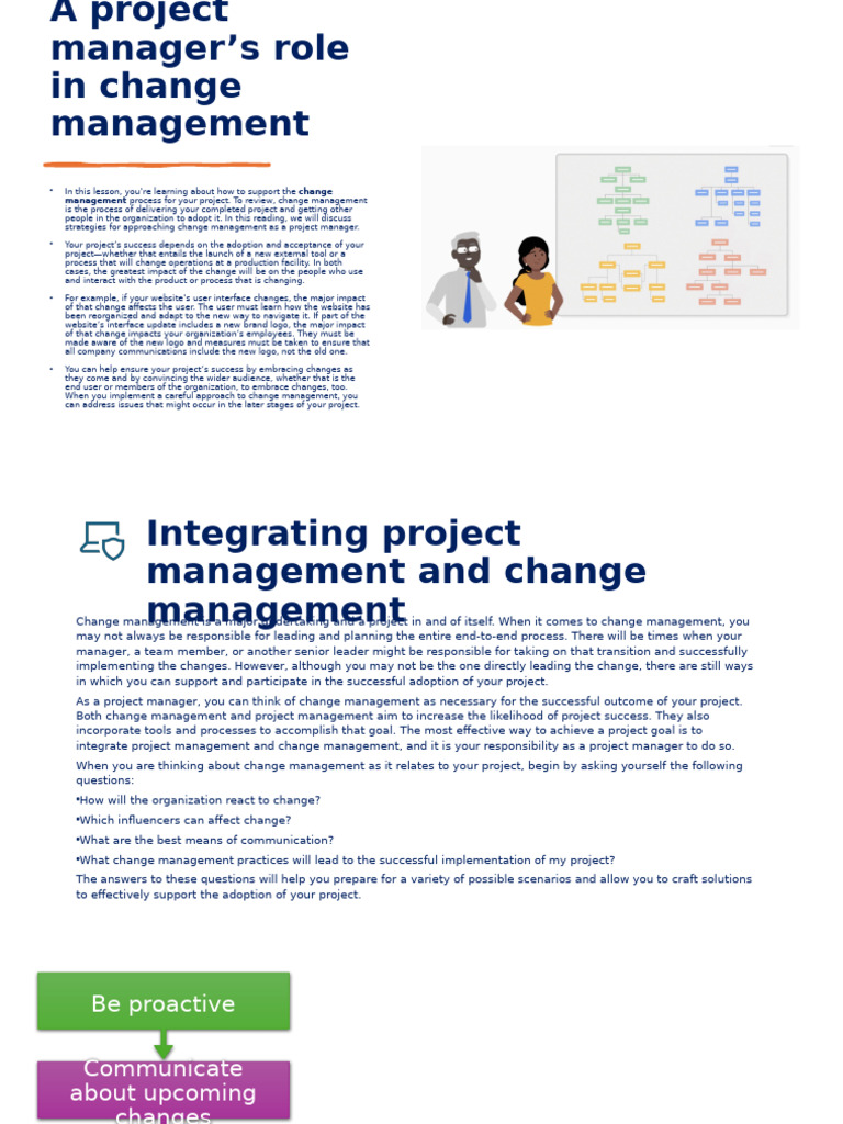 A Project Manager's Role in Change Management | PDF | Agile Software ...