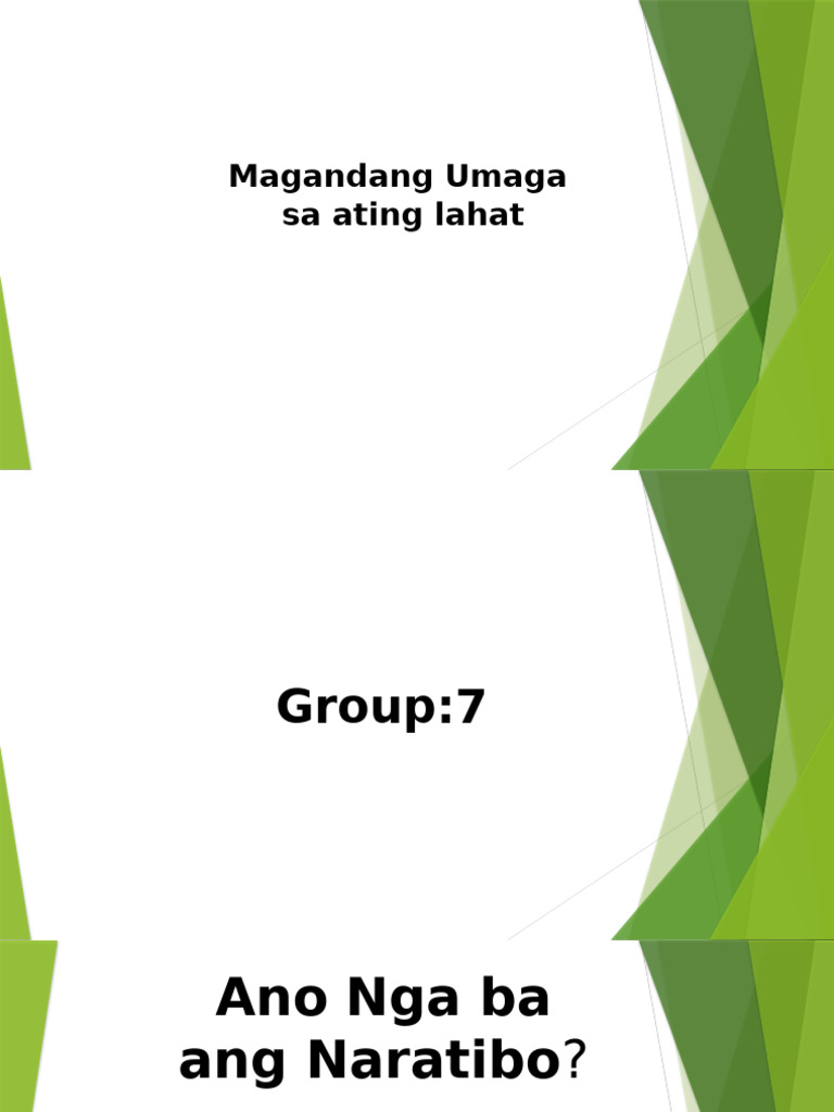 Filipino Presentation | PDF