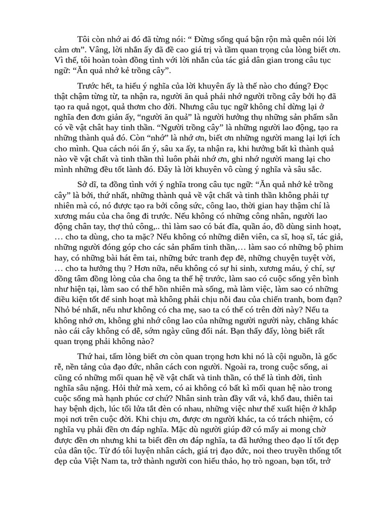 Bài Văn NLXH | PDF