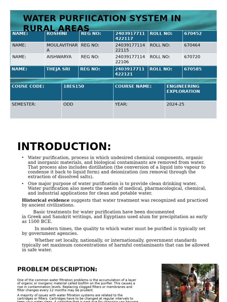 EXPO CASE STUDY | PDF | Water Purification | Filtration