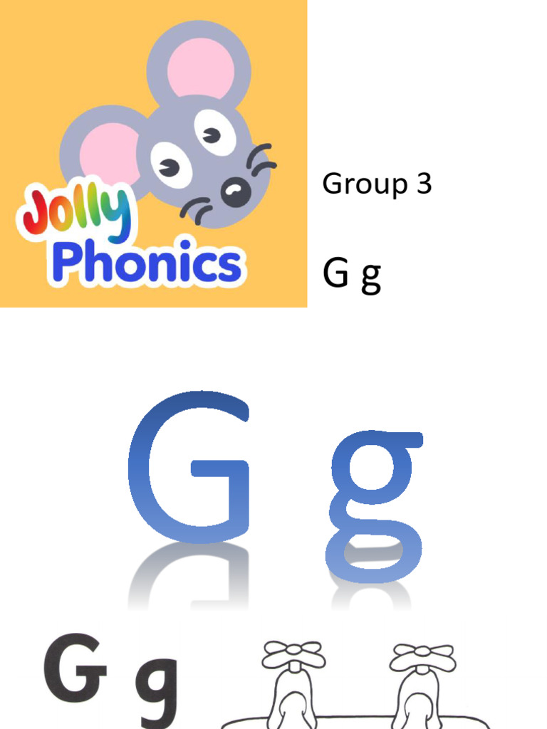 Jolly Phonices Group 3 Letter G | PDF