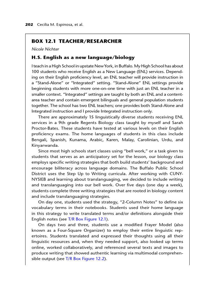 Translanguaging Strategies 2 Vocabulary | PDF | English As A Second Or ...