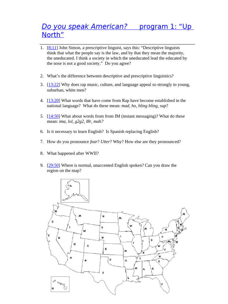 Understanding American Linguistics | PDF