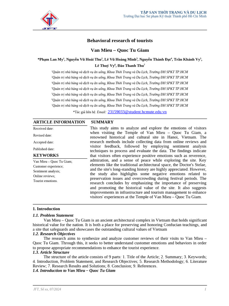 01 - Van Mieu Quoc Tu Giam - Final Assignment | PDF | Vietnam