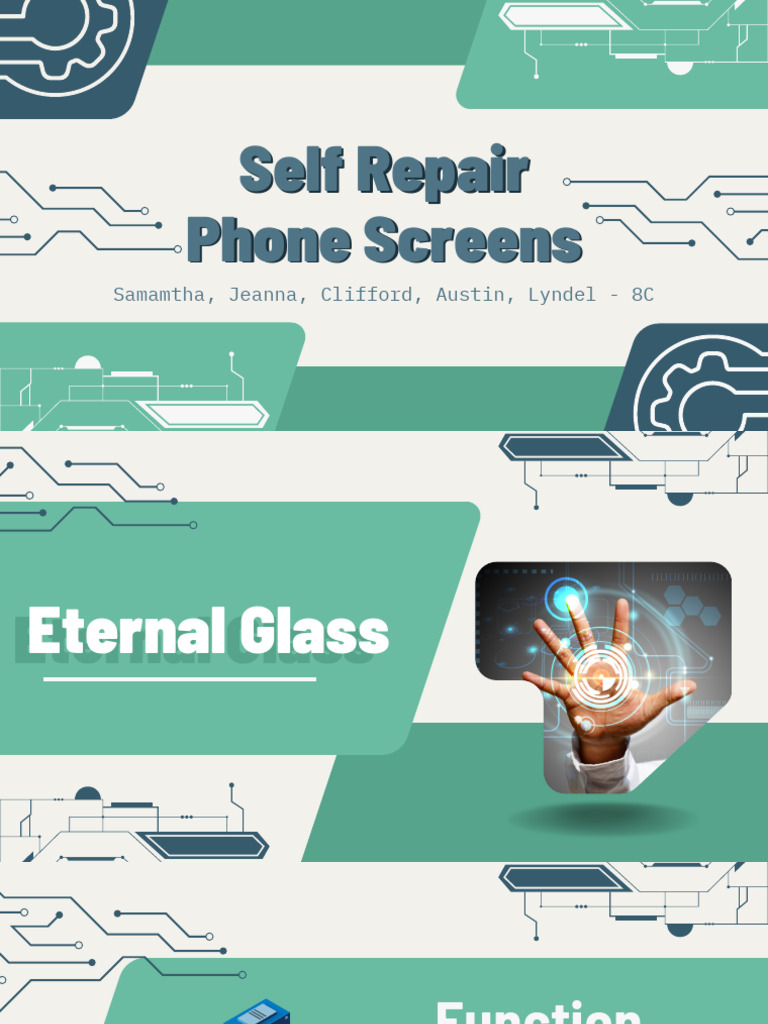 Self-Repair Phone Screens | PDF