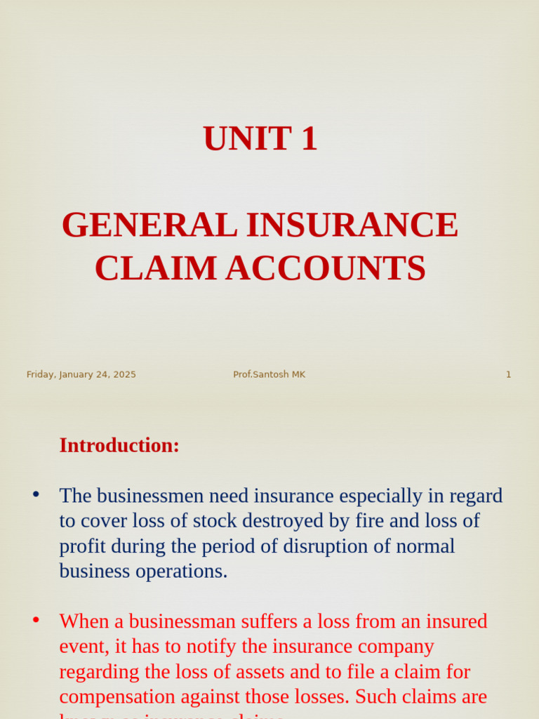 Insurance Claim | PDF | Insurance | Revenue