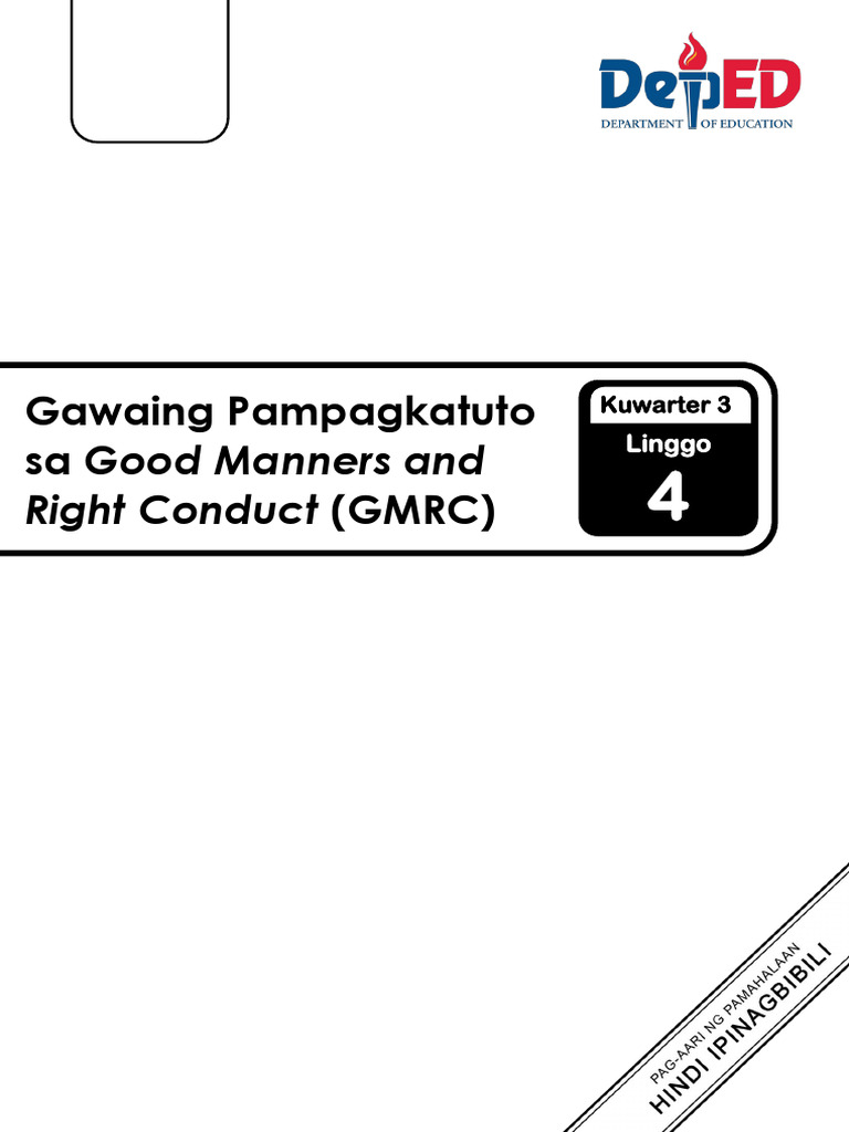 Las GMRC-1-Q3 W4 | PDF