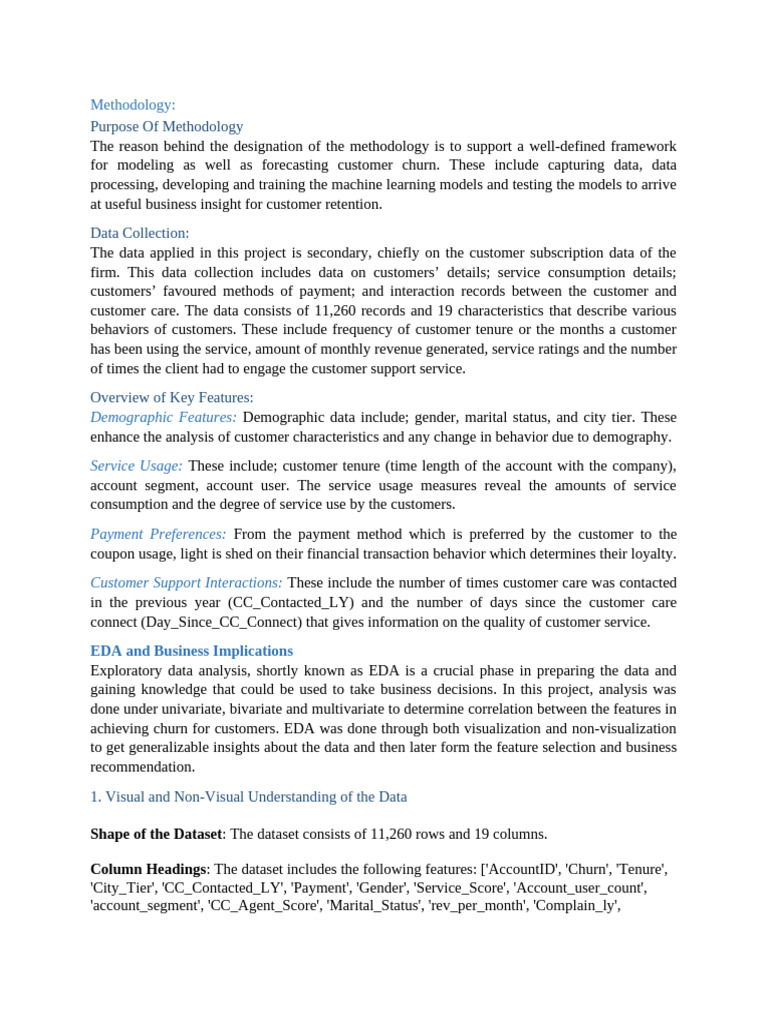Methodology | PDF | Logistic Regression | Statistical Classification