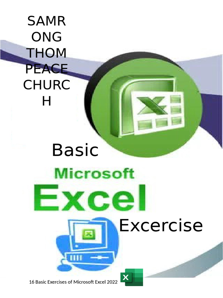 Excel Exercise Book | PDF