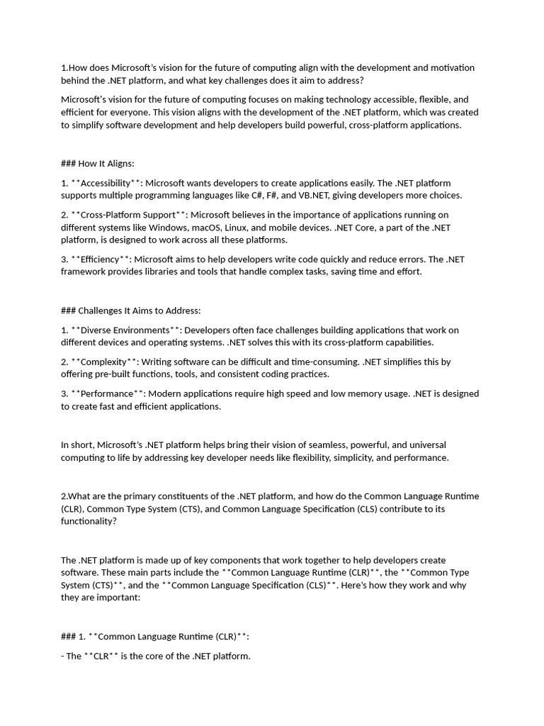 Dot Net Questions Solve 2024.. | PDF | World Wide Web | Internet & Web