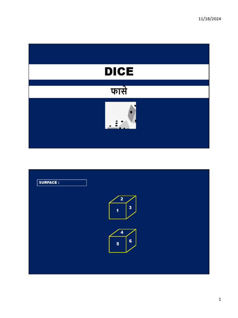 Dice | PDF