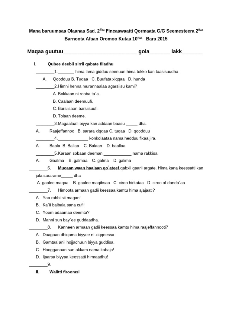 Ao 10 | PDF