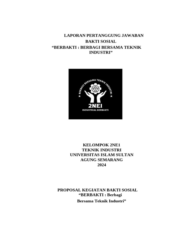 PROPOSAL_KEGIATAN_BAKTI_SOSIAL_2024_kel[1] | PDF