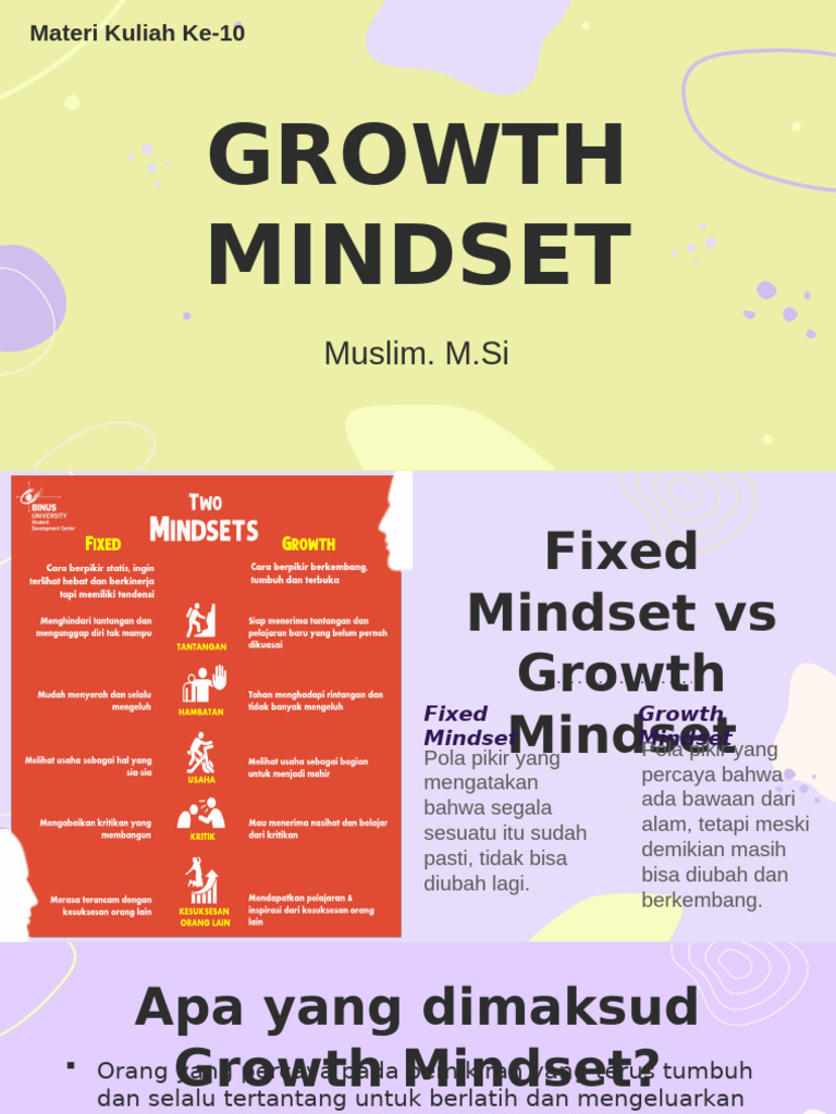 10. Growth Mindset | PDF