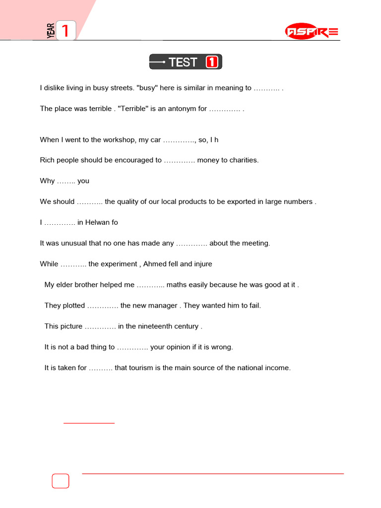 English Language Practice for 1st Year Students | PDF | Dieting | Tourism