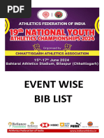 GHJNB | PDF | Sport Of Athletics | Games Of Physical Skill